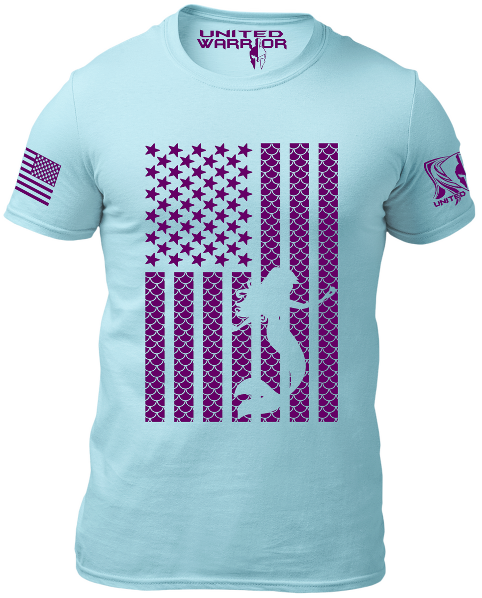 USA Mermaid Flag – United Warrior